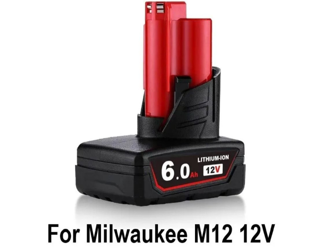 Аккумулятор Milwaukee RED M12 B6, Li-Ion, 6 Ач, 4932451395 - купить с ...
