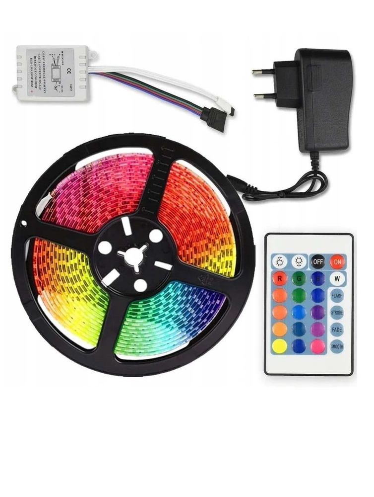 Светодиодная лента, 12В, IP65, 54 LED/m LED Strip RGB - купить по выгодной цене в интернет ...