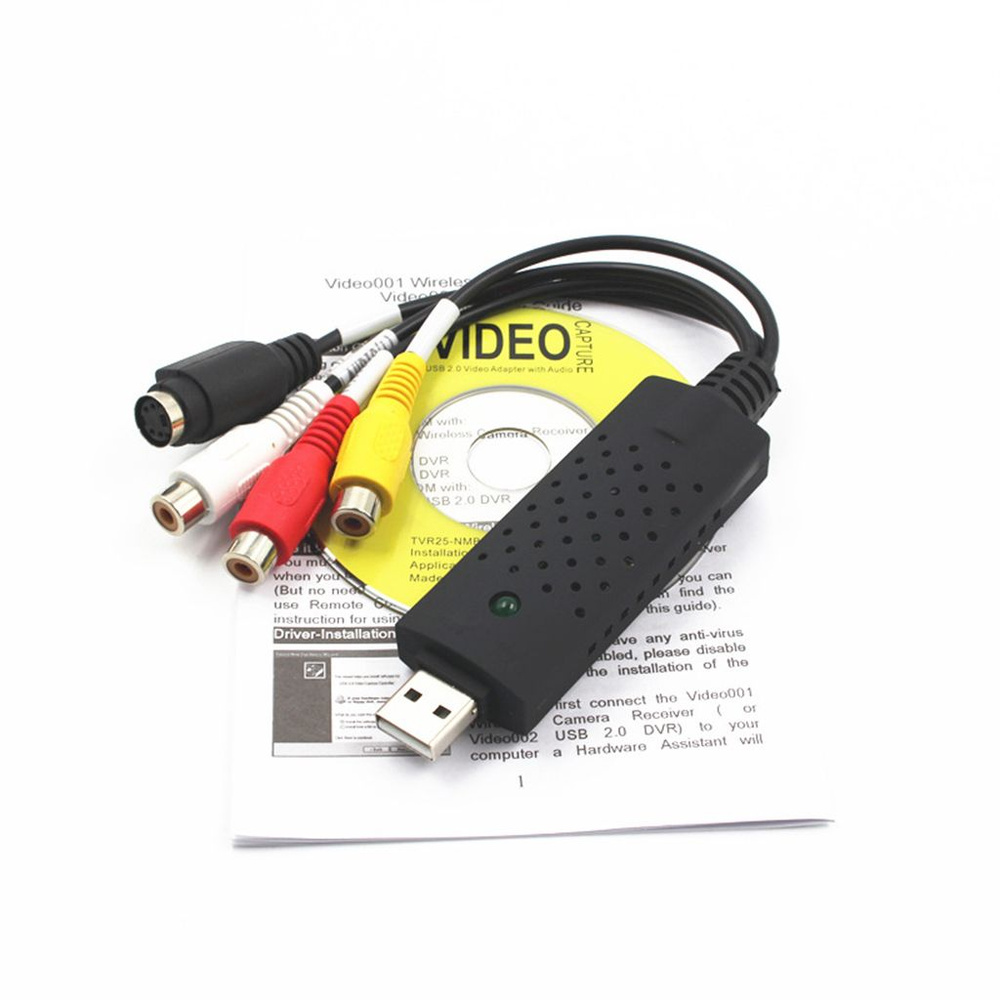 USB-устройство видеозахвата USB 2.0 Easy Cap Video TV DVD VHS DVR ...