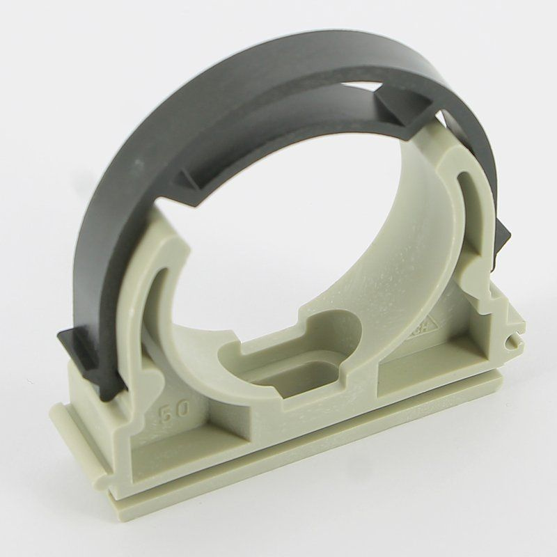 Зажим с лентой одинарный 63 мм полипропилен PP-R FV-PLAST серый купить на OZON по низкой цене ...