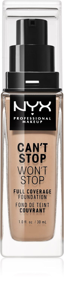 NYX Professional Makeup Can't Stop Won't Stop Full Coverage Foundation ...
