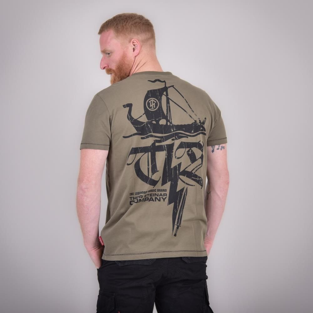 Футболка Thor Steinar, размер 52, цвет оливковый, 100% - купить по выгодной цене в интернет ...
