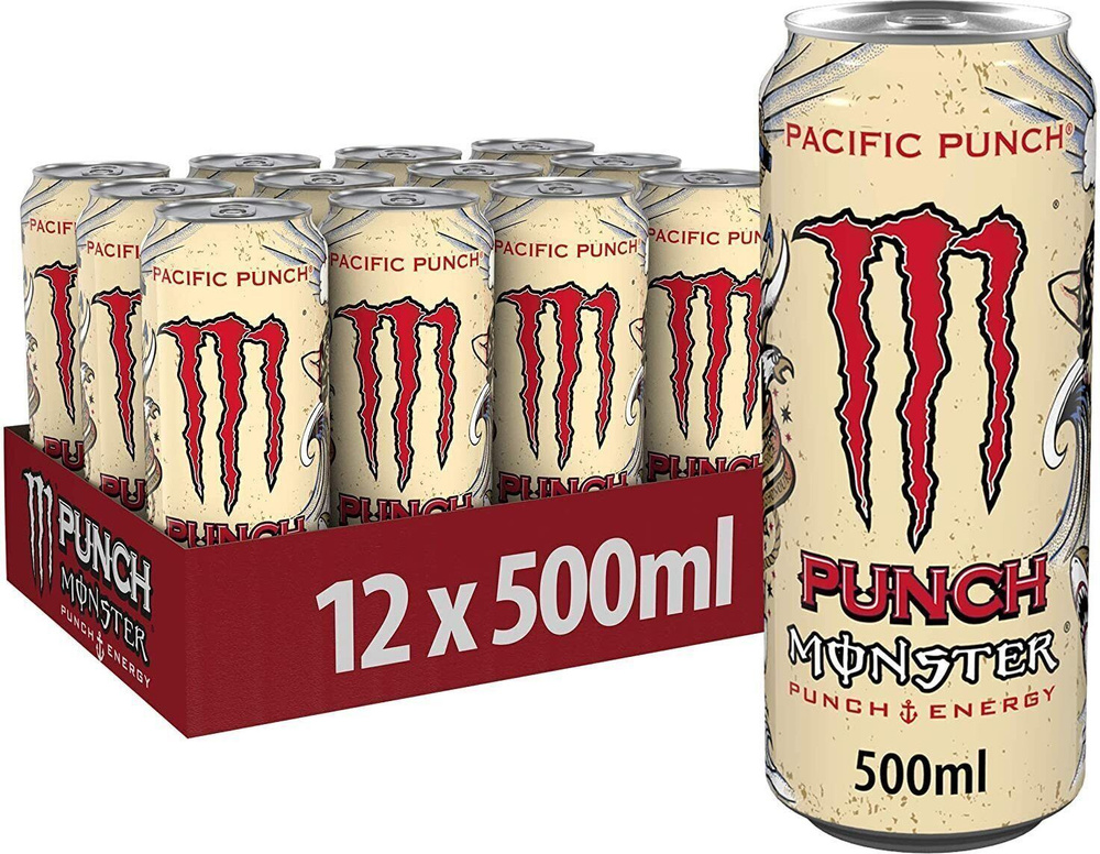 Monster Energy Pacific Punch 499 мл*12 шт купить на OZON по низкой цене ...