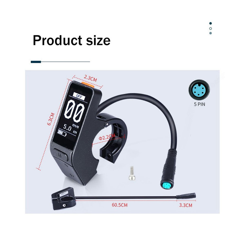 Интеллектуальный ЖК-инструмент Mini SW102 для центрального мотора ...