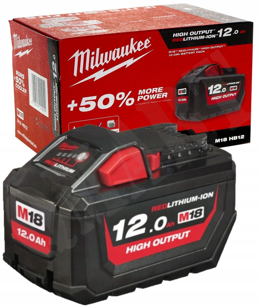 Аккумулятор MILWAUKEE M18 HB12 (Li-Ion12Ач) - купить с доставкой по ...