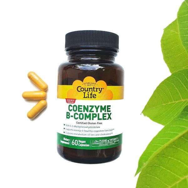 Country Life Коэнзим В-комплекс, Coenzyme B-complex, 60 капсул - купить ...