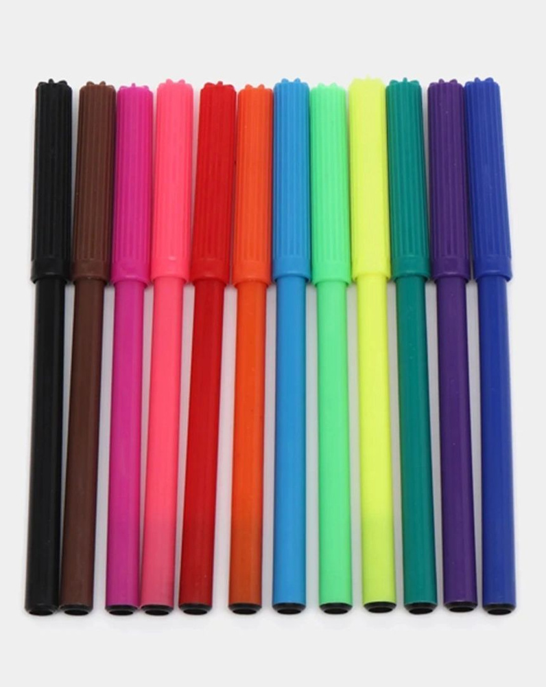 Набор фломастеров Clipstudio 12 цветов - купить с доставкой по выгодным ...