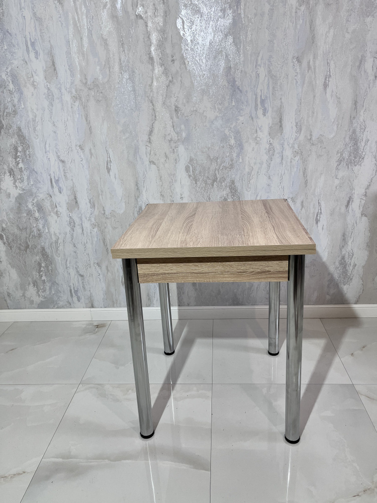 Стол обеденный Furniture Store M.D.L Раскладной 60 на 80 хром, 60х80х75 ...