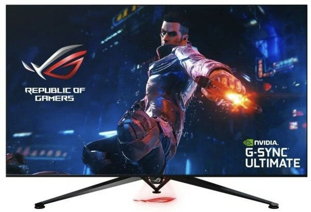 Монитор ASUS 65" 4К ROG SWIFT PG65UQ, 3840×2160, 69 PPI, 144 Гц, 16:9 ...