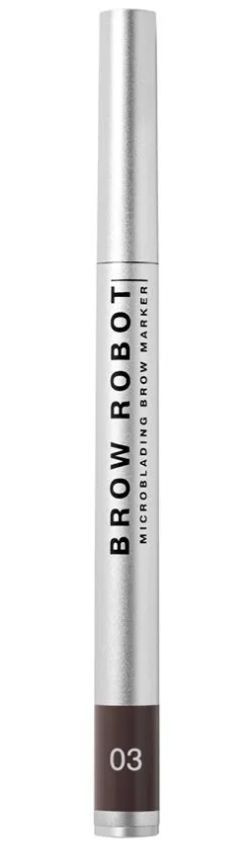 Influence Beauty Маркер для бровей Brow Robot, тон 03 Темно-русый ...