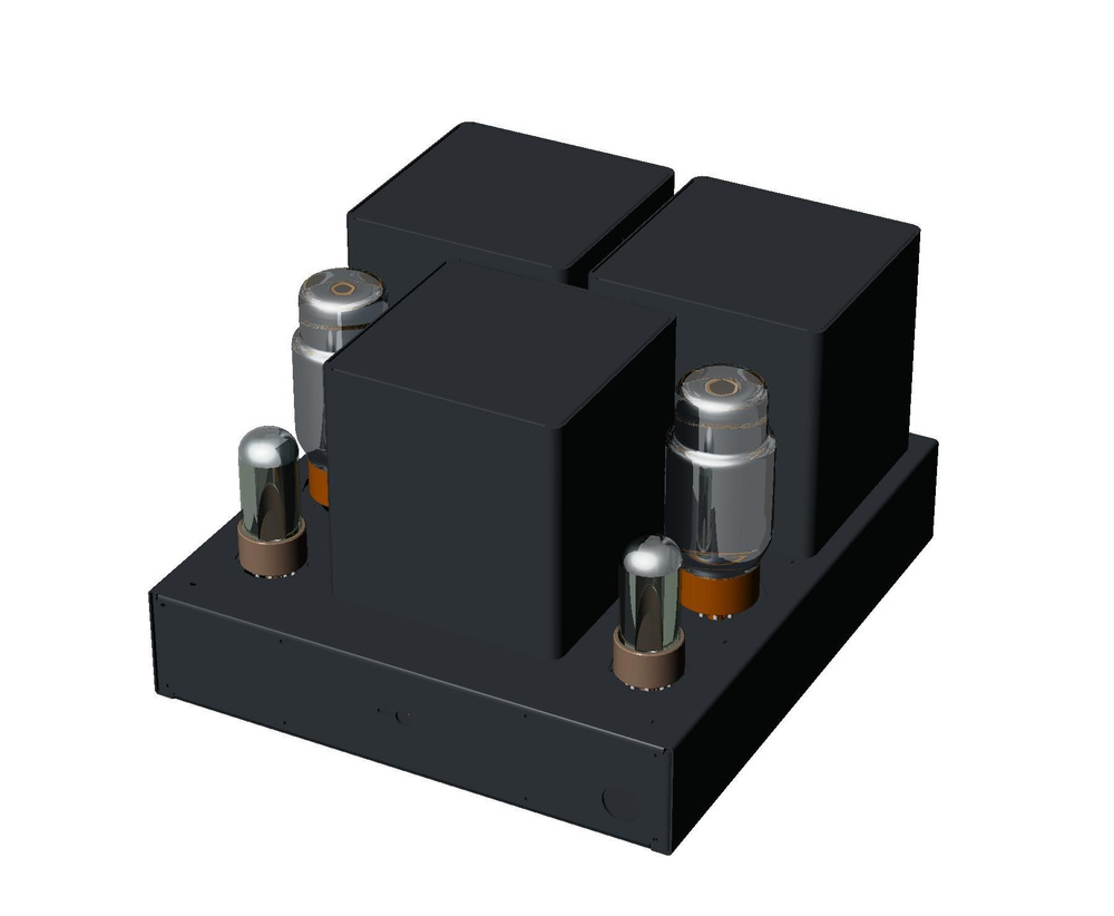 AV-SE88-NB Корпус мощного лампового усилителя на 4-х лампах - купить с ...