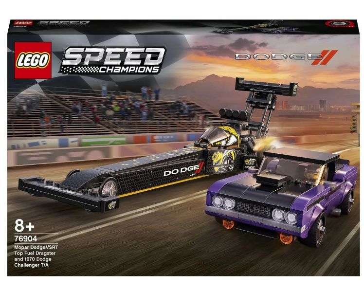 Конструктор Lego Speed Champions 76904 Mopar Dodge//SRT Top Fuel ...