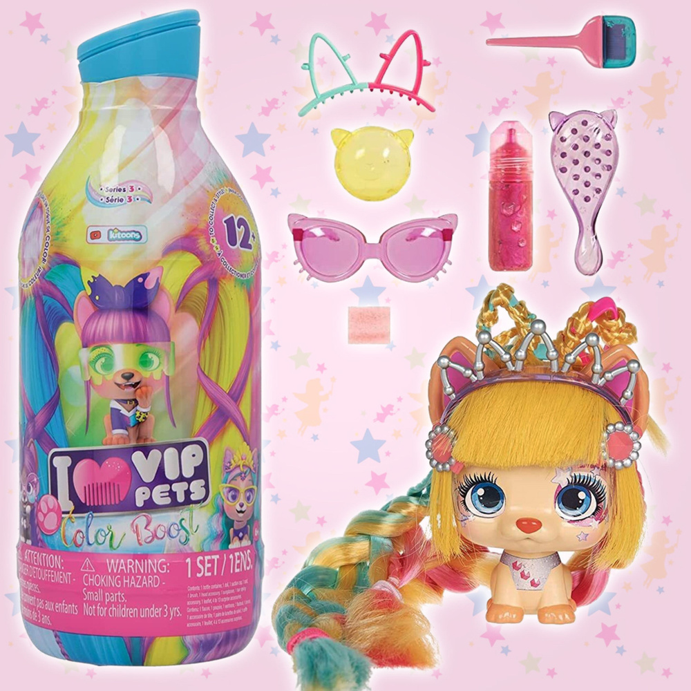 Игрушка VIP Pets Surprise COLOR BOOST Разноцветная магия - купить с ...