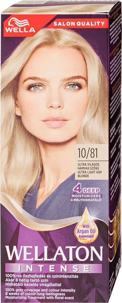 WELLATON Intense Стойкая крем-краска для волос 10/81 Ультралегкий ...