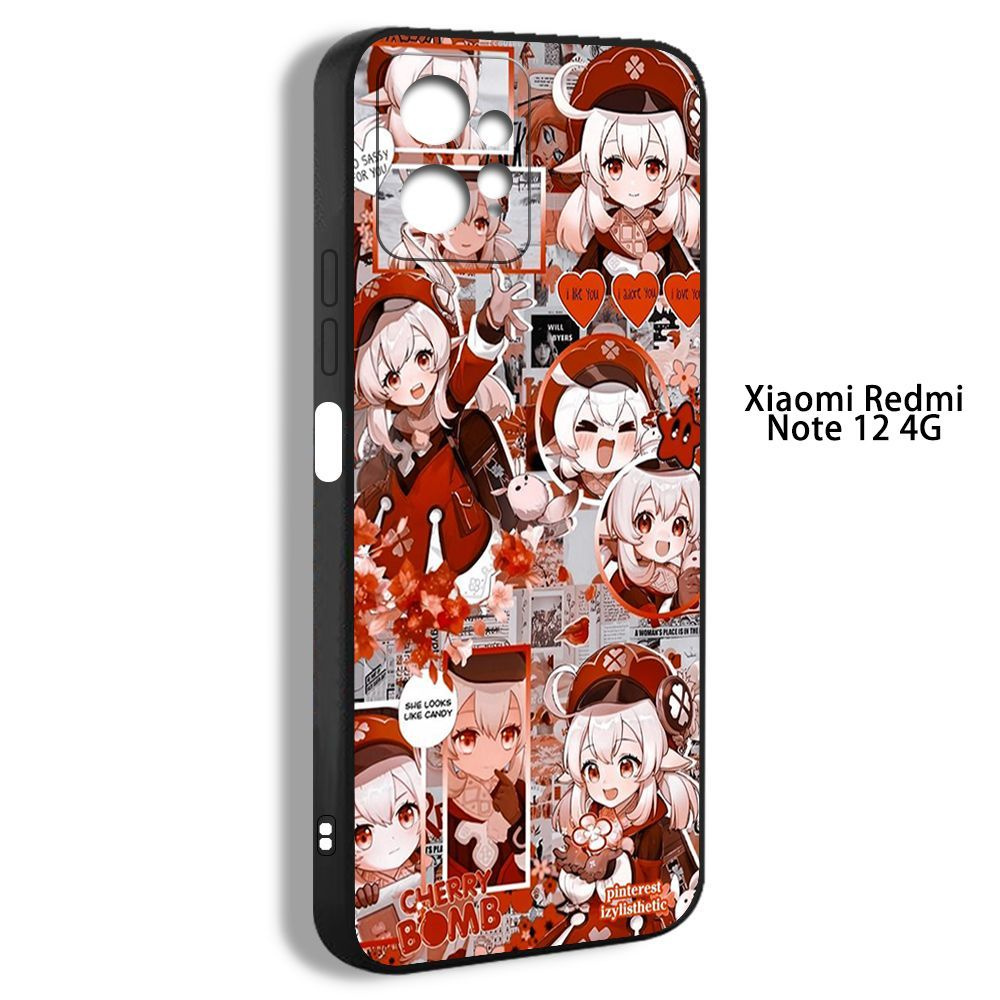 чехол для смартфона Подходит для Xiaomi Redmi Note 12 4G Кли Геншин ...