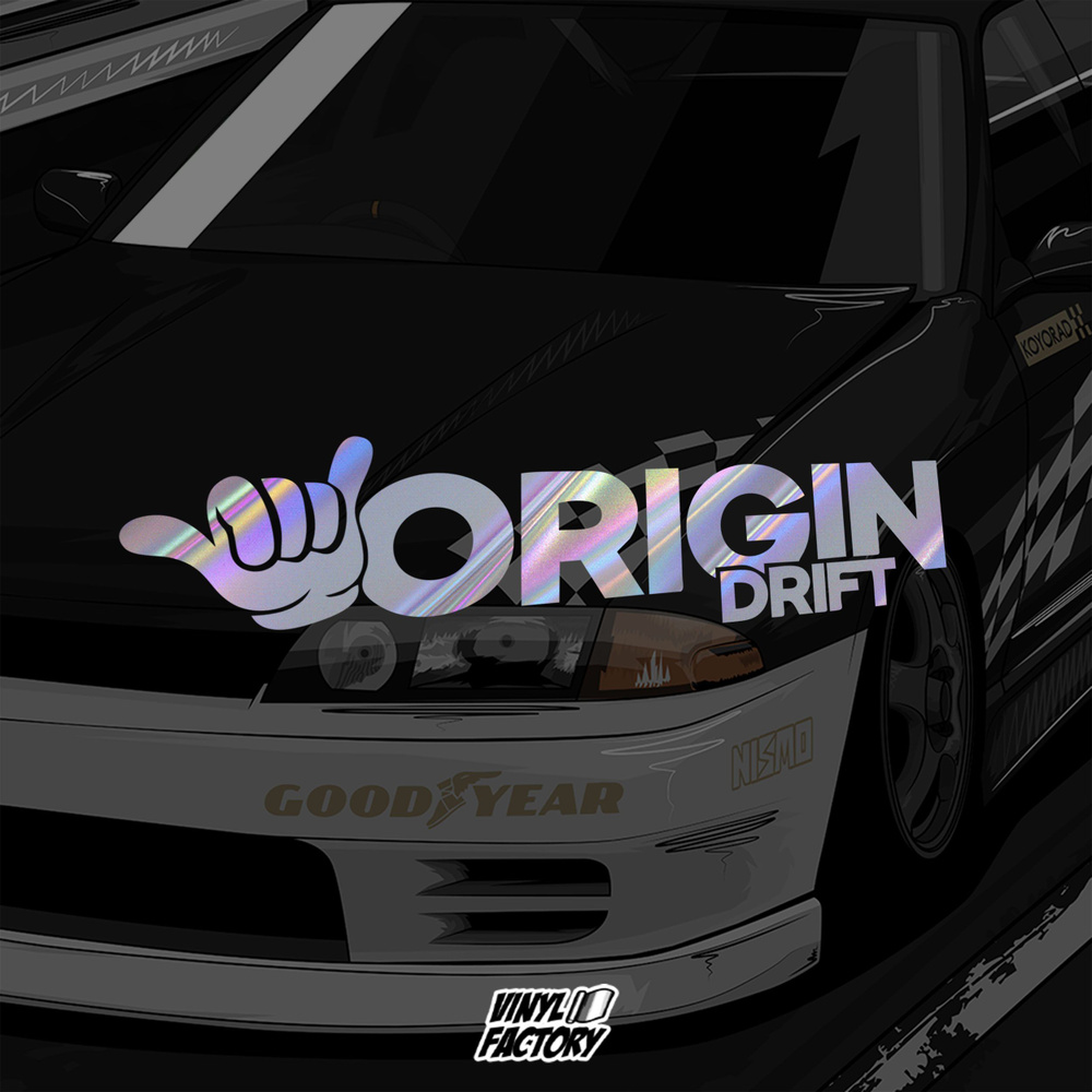 ORIGIN DRIFT - JDM Голографическая наклейка - купить по выгодным ценам ...
