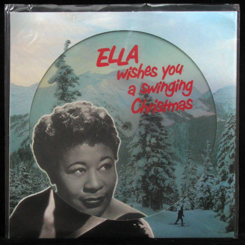 LP Ella Fitzgerald - Ella Wishes You A Swinging Christmas (picture disc ...