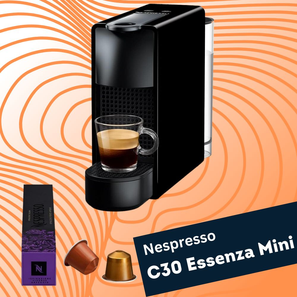 Капсульная кофемашина Nespresso Mini C30, черный матовый купить по ...