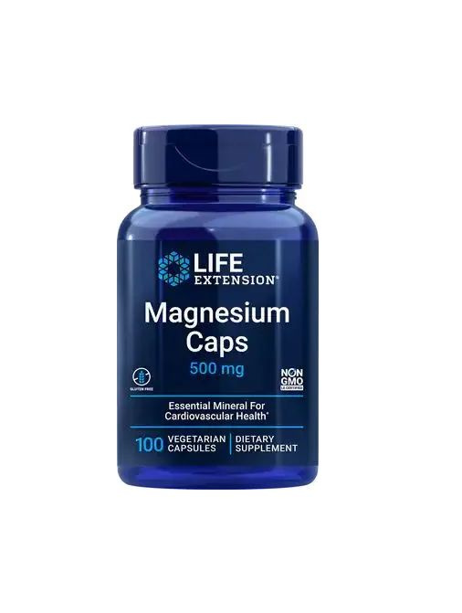 Магний, Magnesium Caps, 500 мг, 100 капсул, Life Extension - купить с ...
