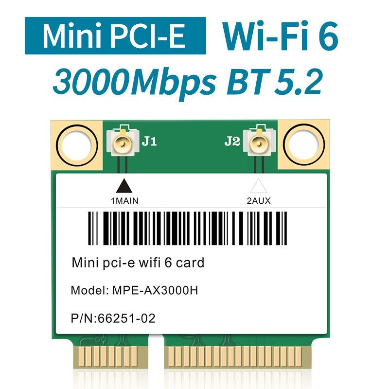 TelDaykemei Wi-Fi-адаптер MINI PCIE AX200 - купить с доставкой по ...