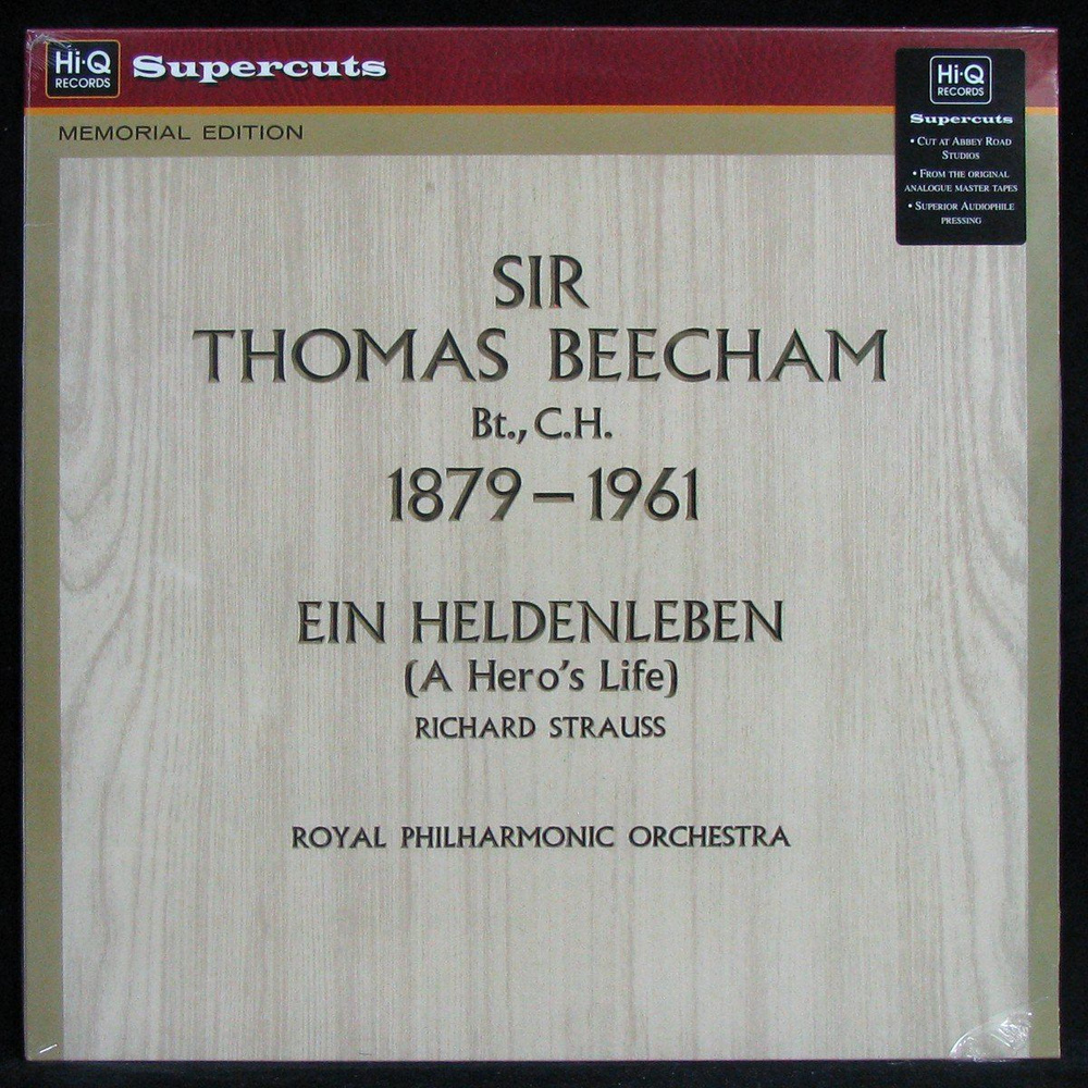 LP Sir Thomas Beecham - Royal Philharmonic Orchestra - Strauss: Ein ...