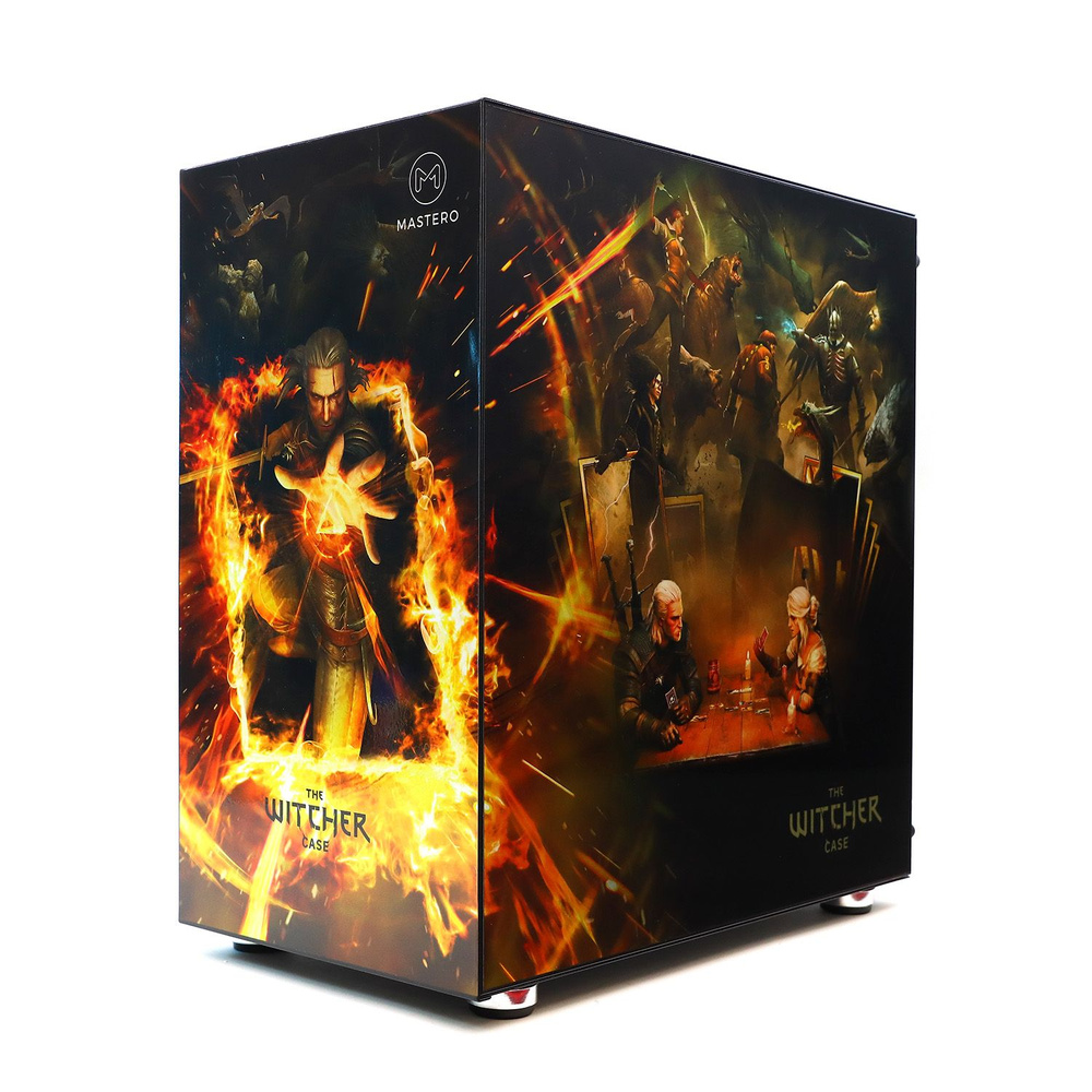 Корпус Mastero Witcher case, mATX, Mini-Tower, USB 3.0, черный, без БП ...