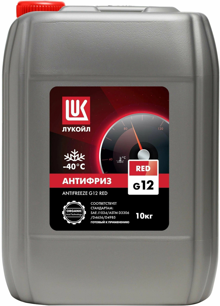 Антифриз Лукойл (Lukoil) ЛУКОЙЛ -40 red G12, Готовый раствор купить по выгодной цене в интернет ...