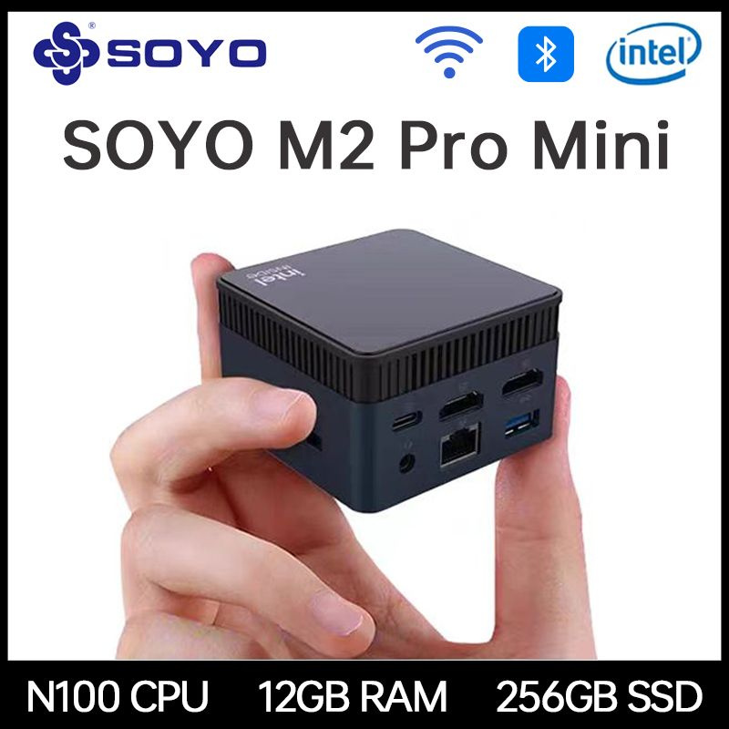 Купить компьютер SOYO M2 Pro Mini 12GB+256GB, по низкой цене: отзывы, фото, характеристики в ...