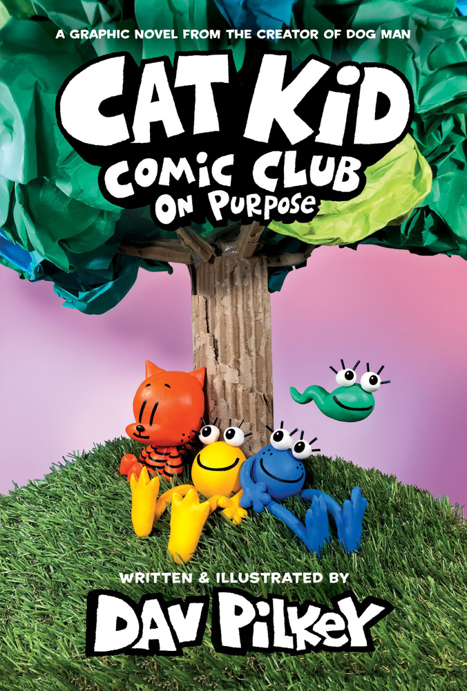 Cat Kid Comic On Purpose, Dav Pilkey комиксы на английском языке для ...