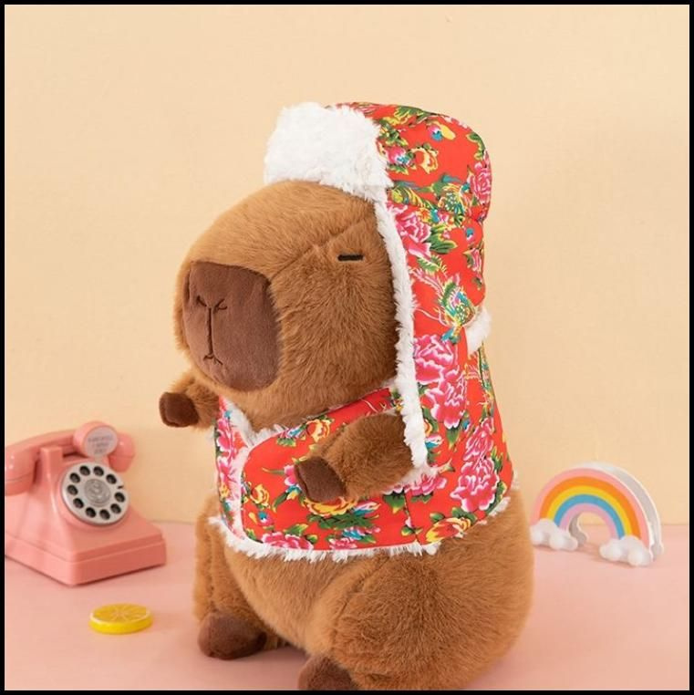 Мягкая игрушка-антистресс Капибара / Милая зверюшка-игрушка Капибара ...