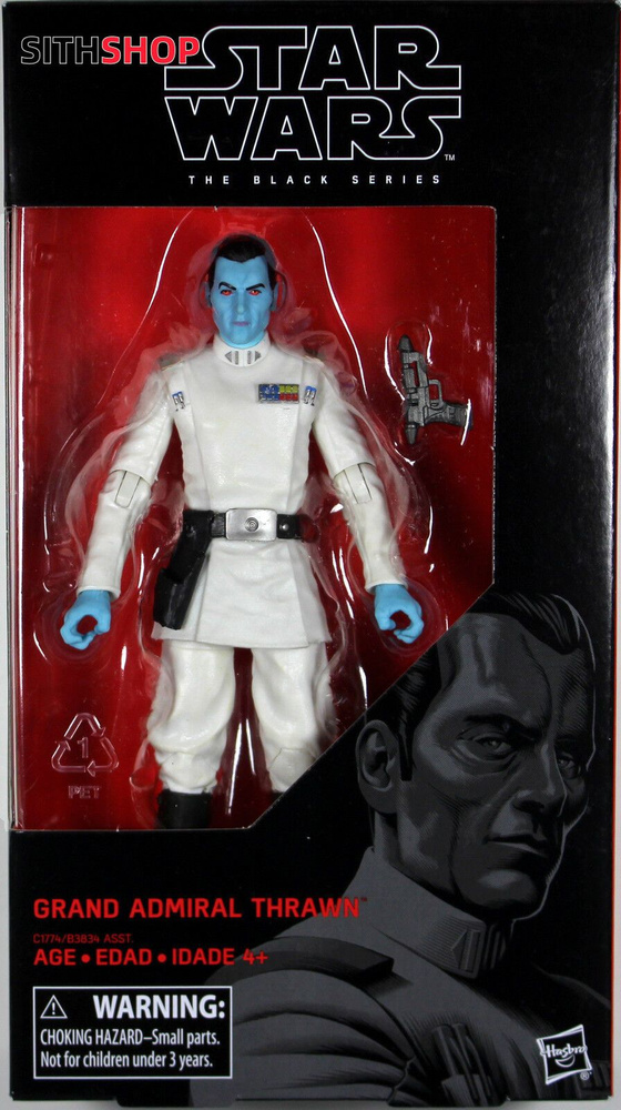 Фигурка Star Wars The Black Series Grand Admiral Thrawn 6 Inch Action ...