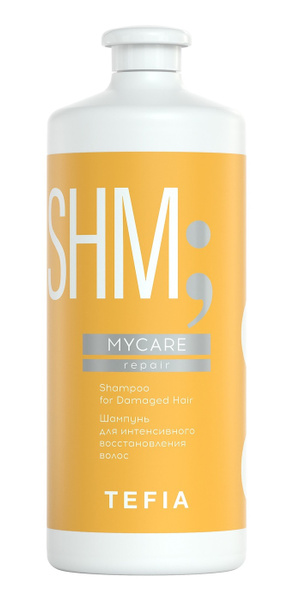 Tefia. Шампунь восстанавливающий для поврежденных волос с кератином и маслом авокадо ...