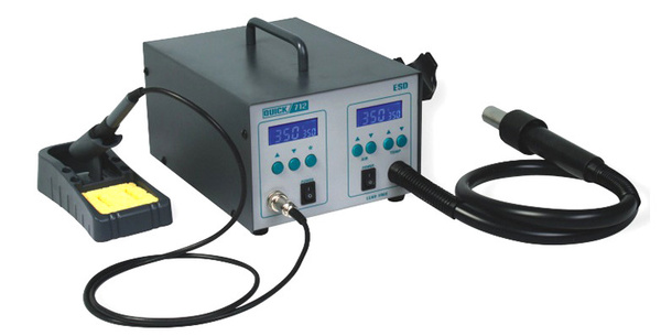 Паяльная станция Quick 712 ESD, 1000W купить на OZON по низкой цене (1973750321)