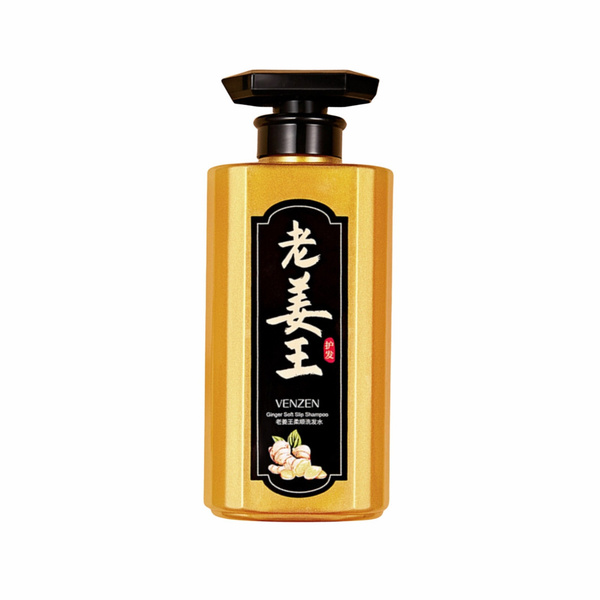 Venzen Ginger Soft Slip Shampoo Увлажняющий шампунь с имбирем для ...