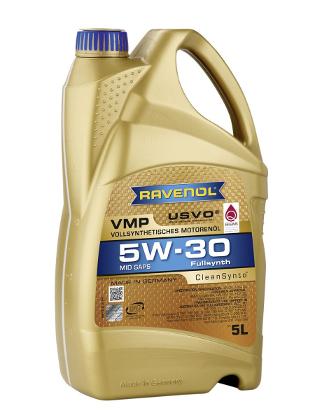 Масло моторное RAVENOL Vmp Sae 5W-30 Синтетическое 5 л 1111122-005-01 ...