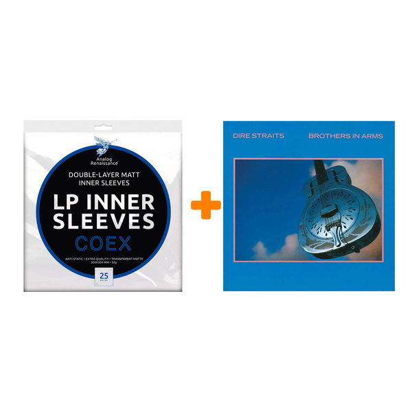 DIRE STRAITS Brothers In Arms Half Speed 2LP + Конверты внутренние COEX для грампластинок 12 ...