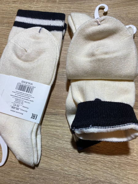 Носки Женский, размер 36, 37 Кашемир, Полиамид Зима белый, черный матовый Домашний, рост 160 ...