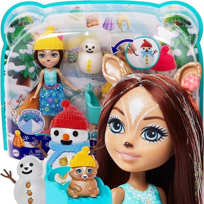 Игровой набор Энчантималс - Встреча со снеговиком (Enchantimals Snowman ...