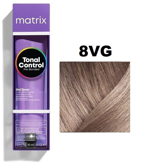 Matrix Tonal Control Гелевый тонер с кислотным РН для волос 8VG светлый ...