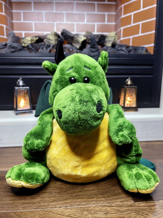 Мягкая игрушка Дракон, подарок наполненый конфетами, Символ 2024 года ...