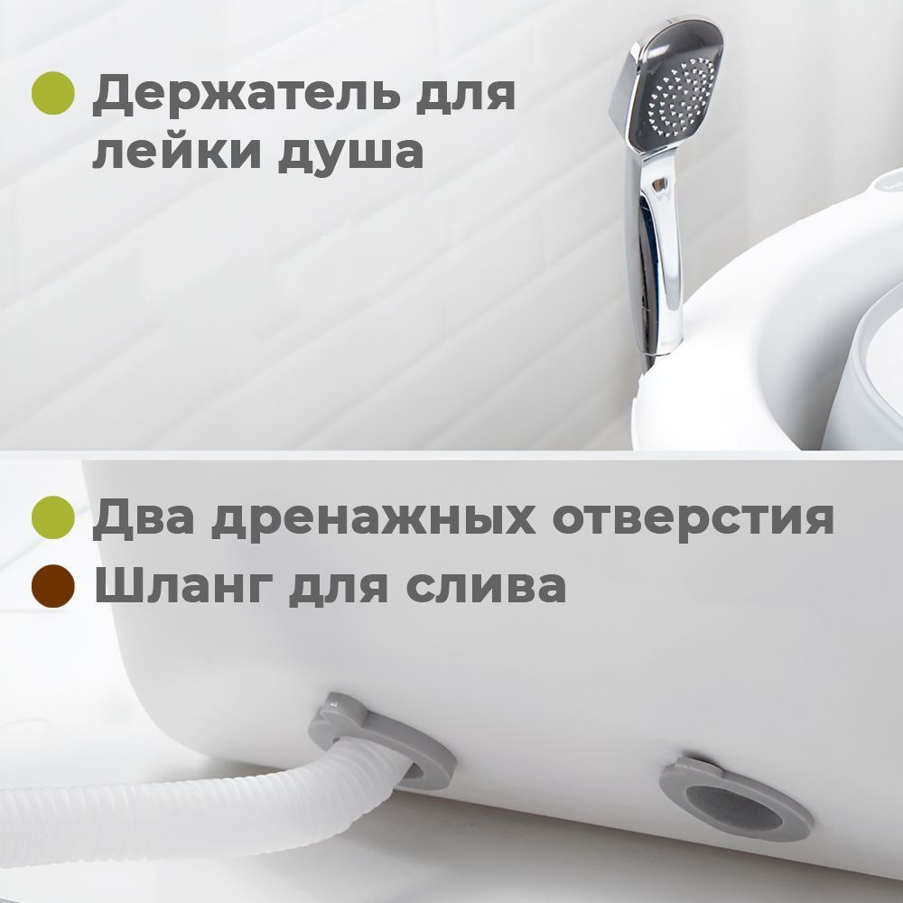 Большая детская складная ванна IFAM EXTRA LARGE INFANT FOLDING BATHTUB ...