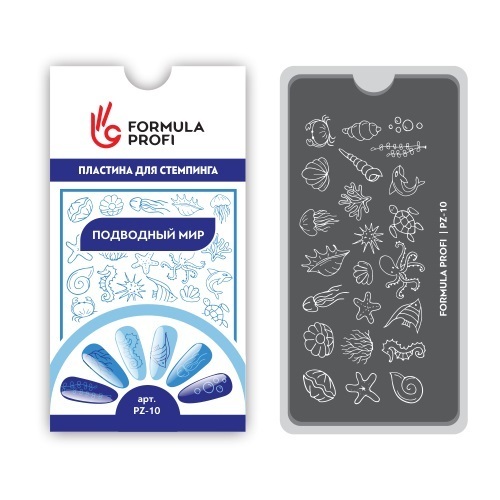 Набор декоративной косметики Vinogradoff Пластина для стемпинга ...