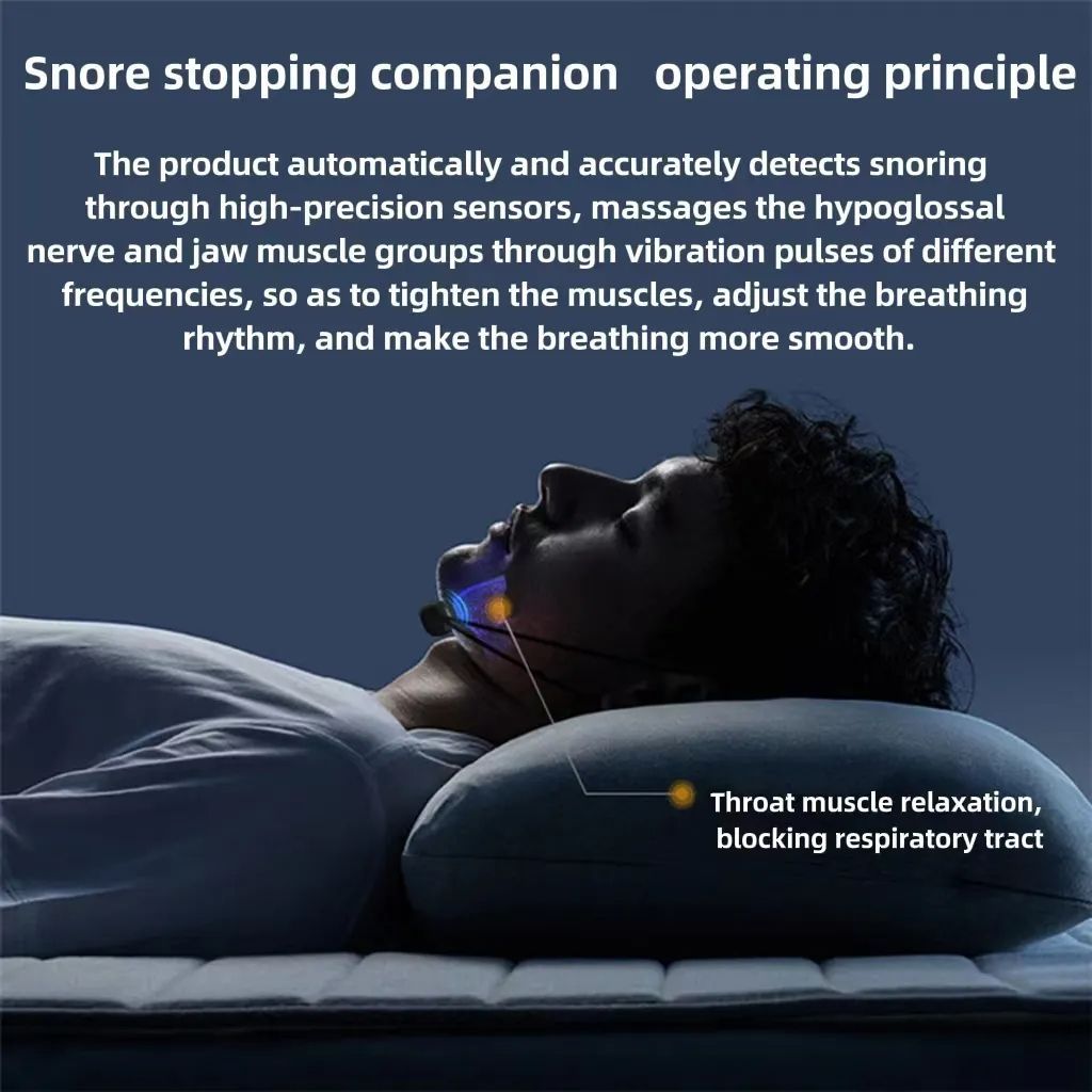 Устройство для остановки храпа Smart Throat Pulse Электрический EMS ...