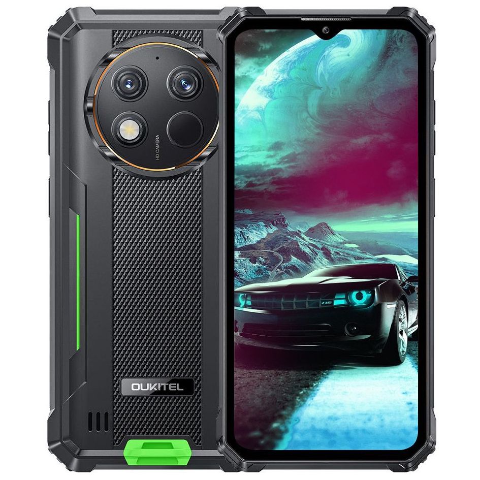 Смартфон Oukitel WP28 256 ГБ 8 ГБ Зеленый 6.52 IPS OK-WP28-ORANGE ...
