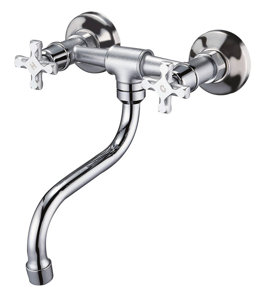 Смеситель Solone JIK12-A102-A для кухни настенный купить на OZON по низкой цене (1485731372)