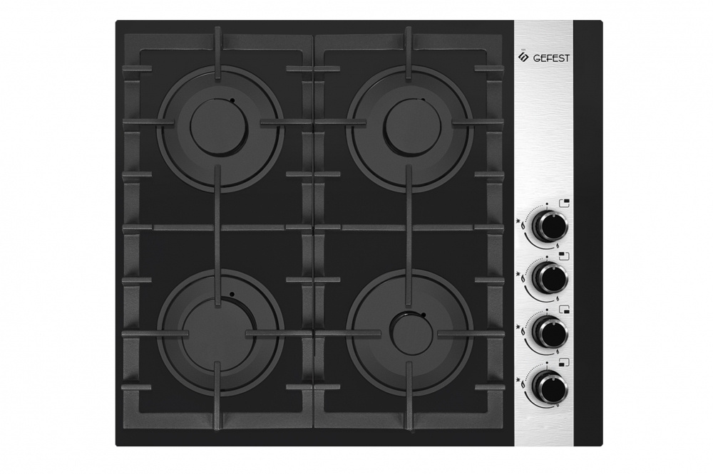 Gefest СВН 2230 К23 Газовая варочная панель, 4 конфорки, черная купить c доставкой на OZON по ...