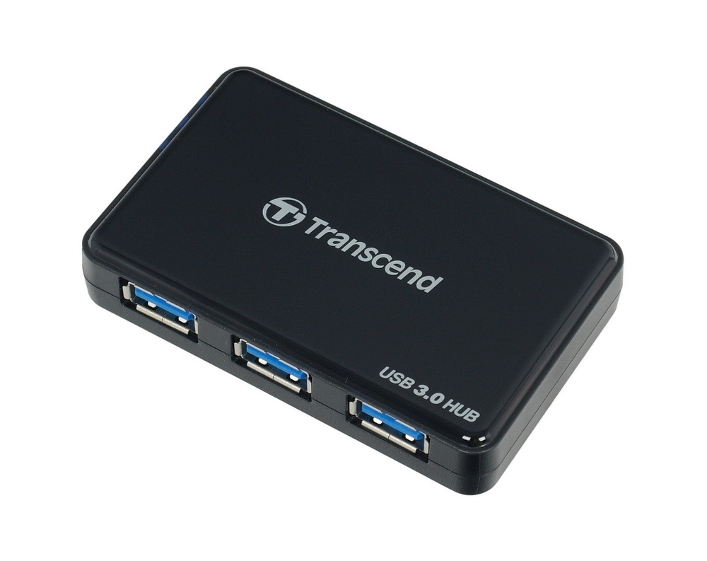Хаб USB Transcend TS-HUB3K USB 3.0 4-ports Black - купить с доставкой ...