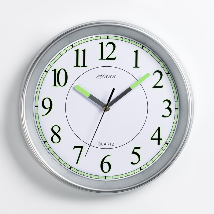 Настенные часы серия Классика Казарца D 30 см флуоресцентные плавный ход купить по