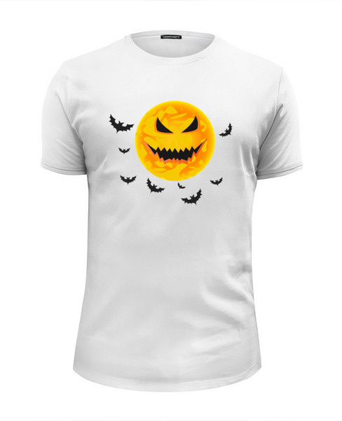 Термонаклейка на все виды и любой цвет одежды 30х21см (DTF) Летучая мышь, Луна, Хэллоуин, Вампир ...