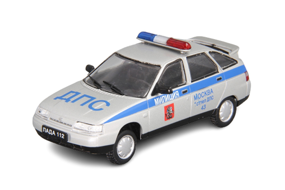 Модель коллекционная Vaz 2112 moscow road police (ussr russia) ваз 2112 ...
